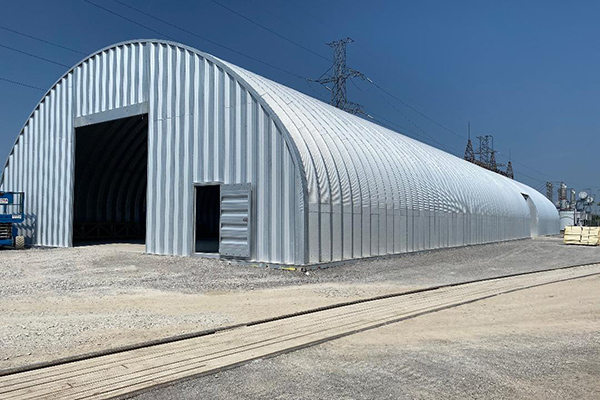 Steel Arch Building Foundations – MK5 Structural Foundations